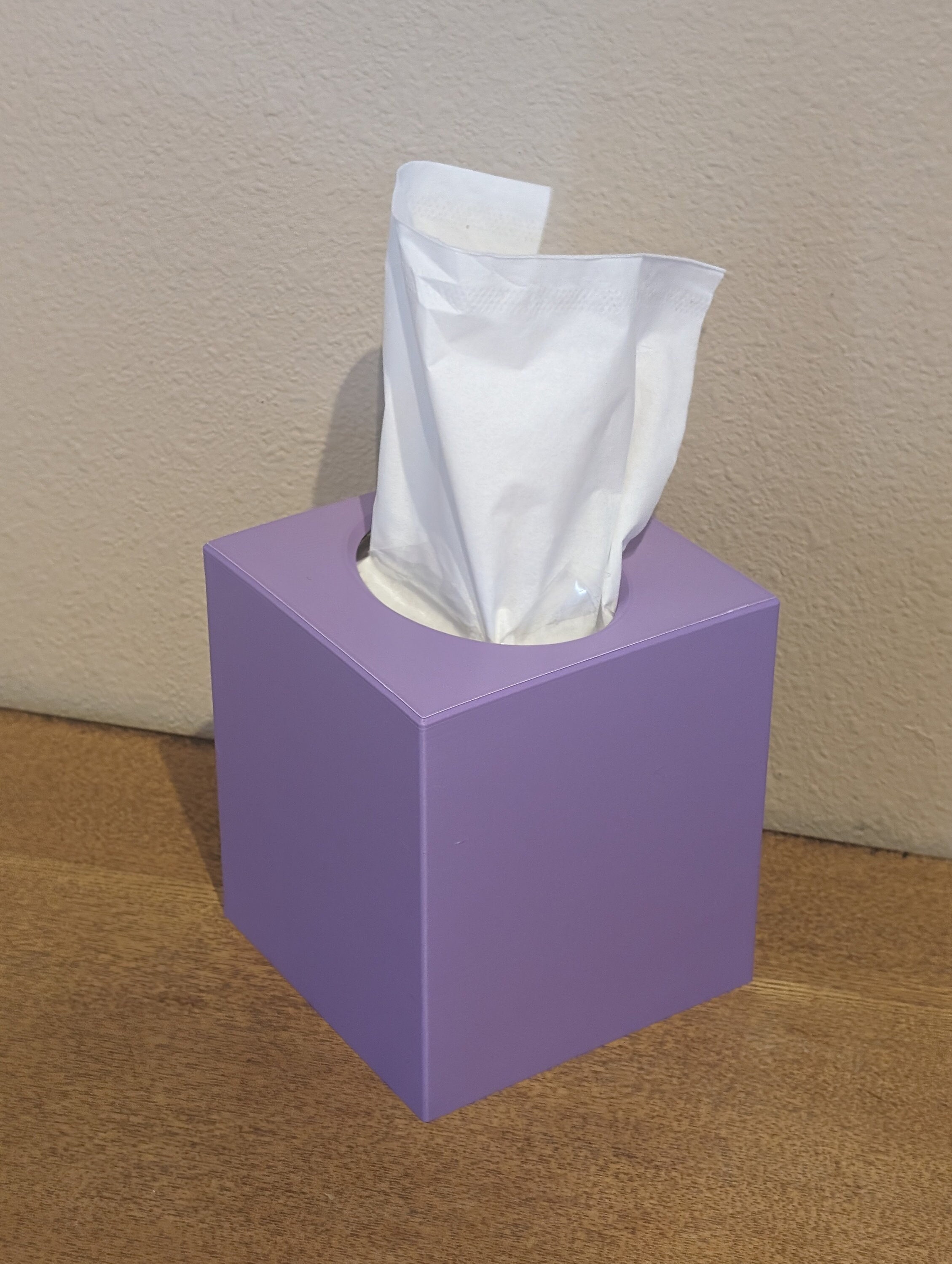 Tissue Box Cover, Matte Lilac, Tissue Box, Tissue Cover, Minimalist ...