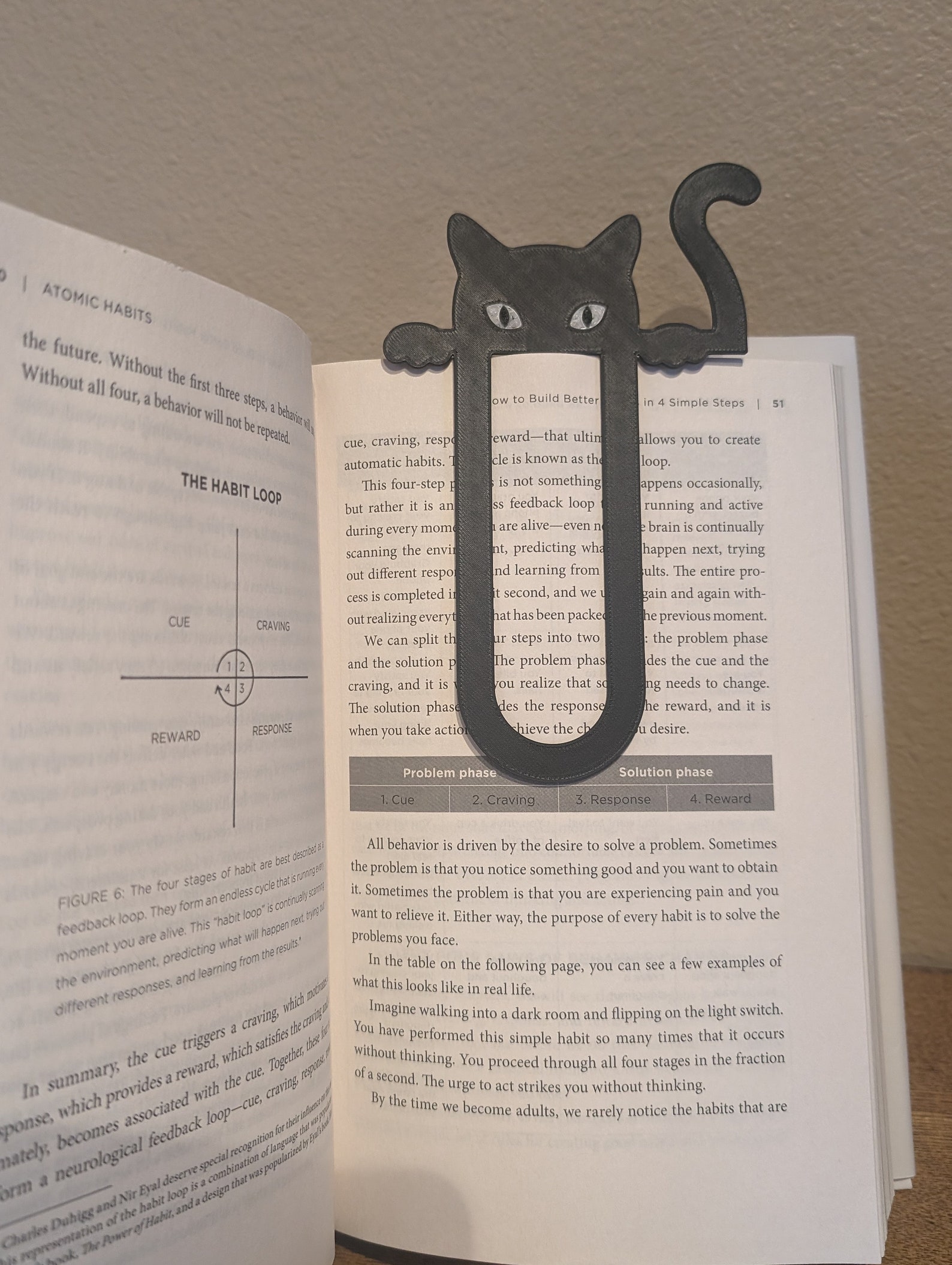 Cat Bookmark, 2-pack Kitty Cat Bookmark, Gift for Cat Lovers, Cat Mom ...