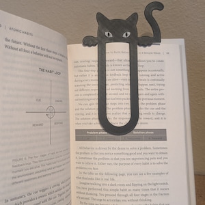 Cat Bookmark, 2-pack Kitty Cat Bookmark, Gift for Cat Lovers, Cat Mom ...