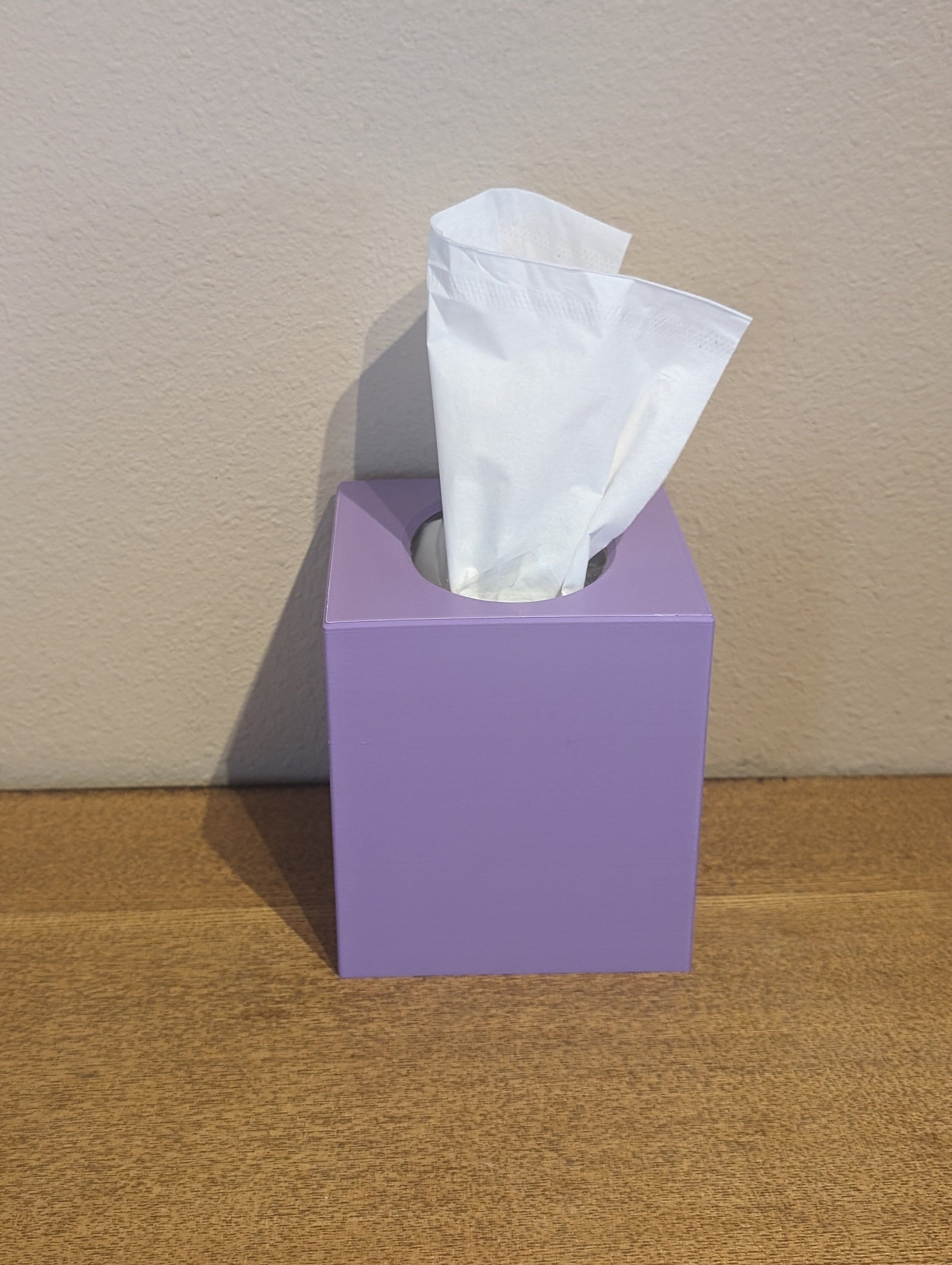 Tissue Box Cover, Matte Lilac, Tissue Box, Tissue Cover, Minimalist ...