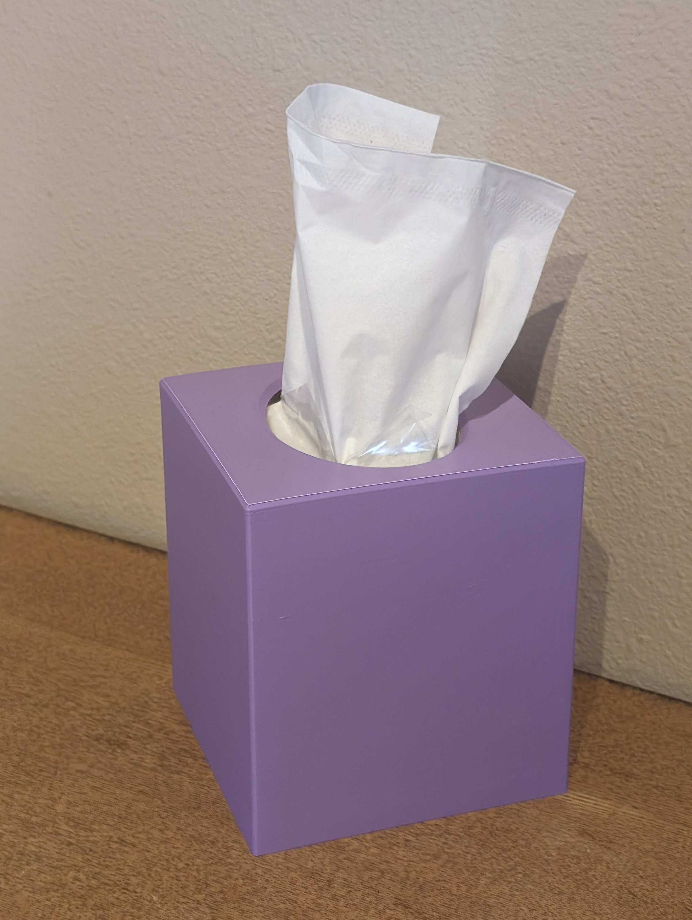 Tissue Box Cover, Matte Lilac, Tissue Box, Tissue Cover, Minimalist ...