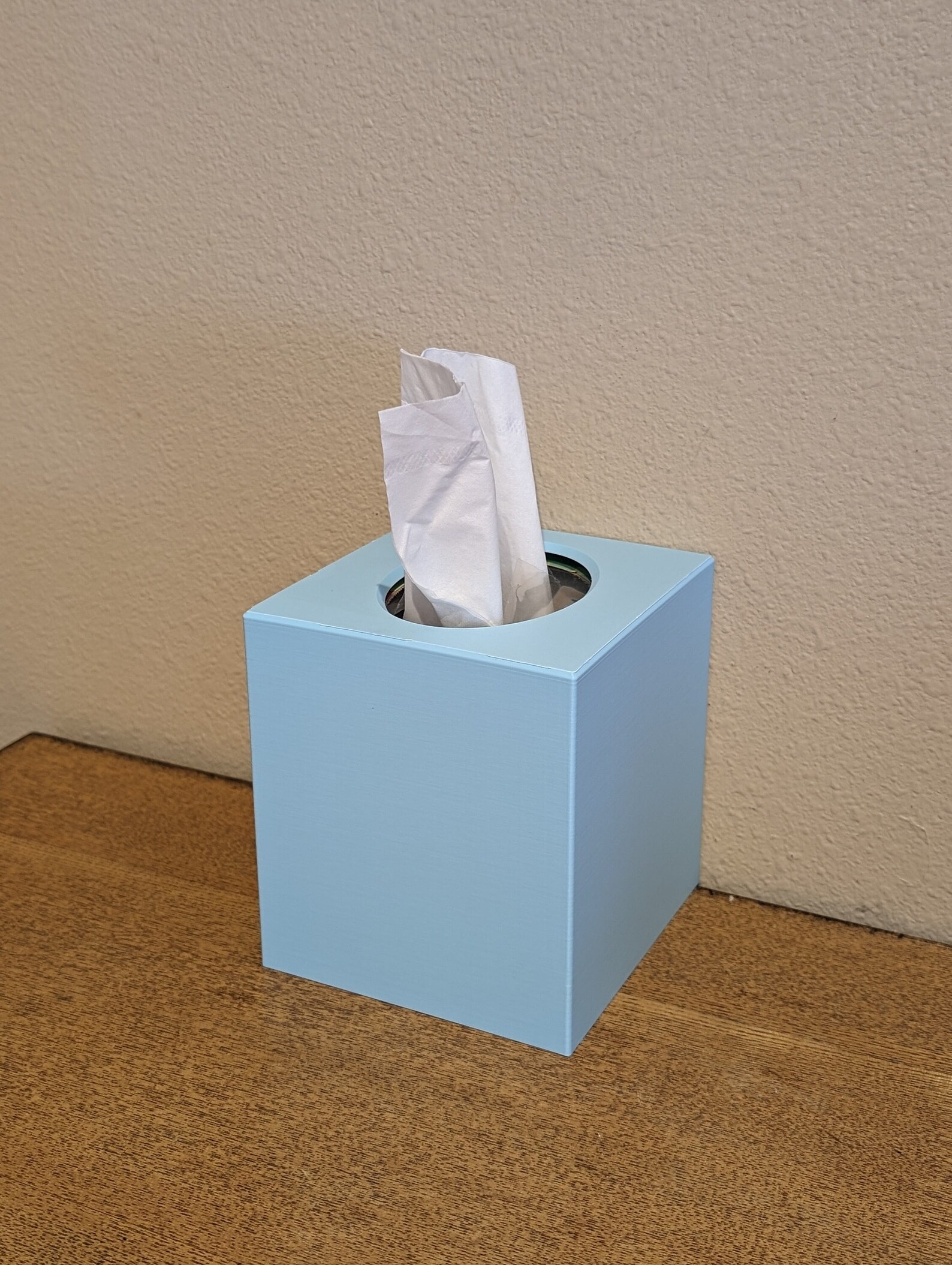 Tissue Box Cover, Light Blue, Tissue Box, Tissue Cover, Minimalist ...