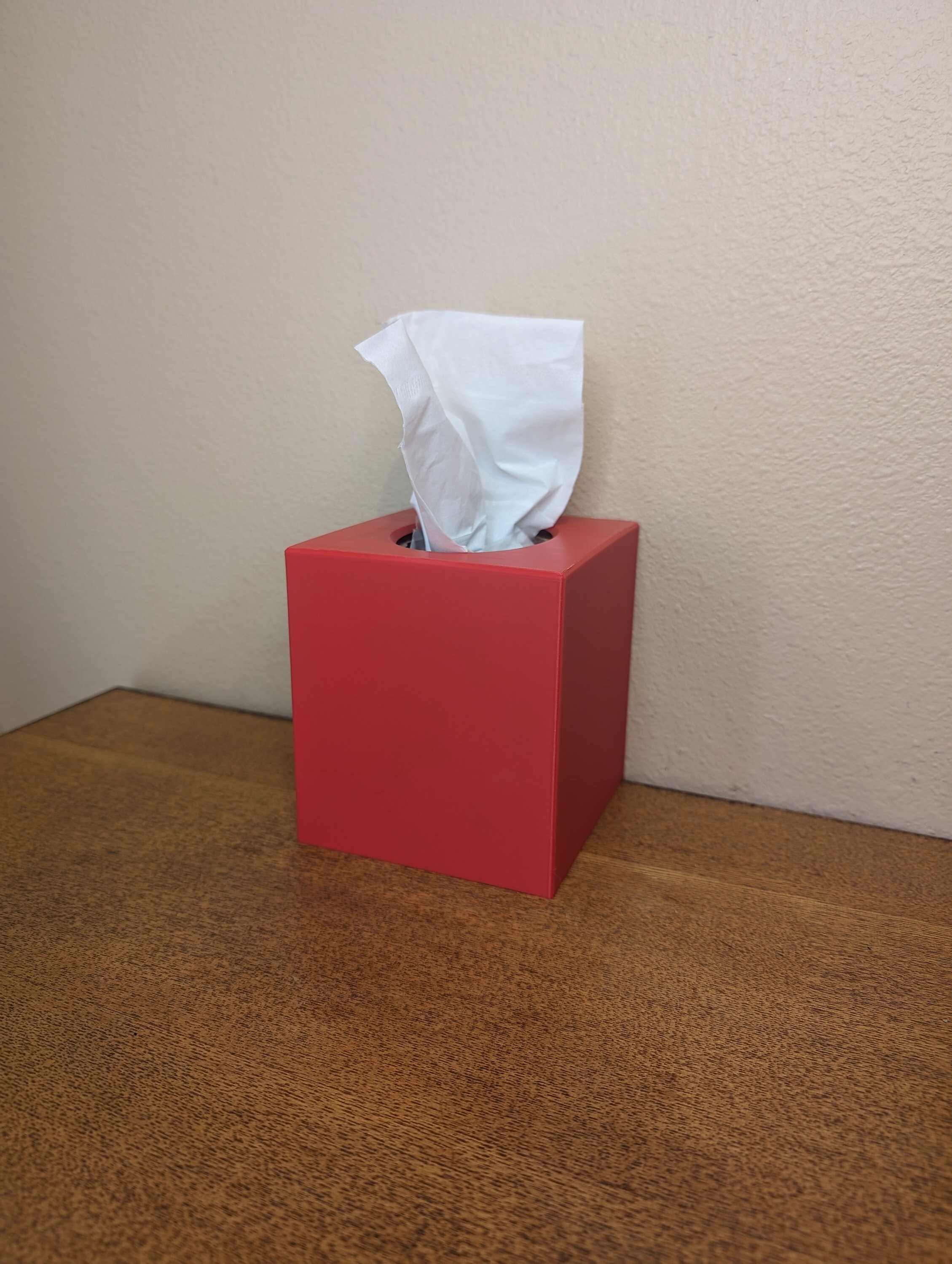 Tissue Box Cover, Red, Tissue Box, Tissue Cover, Minimalist Design ...