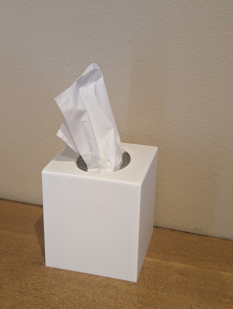 Tissue Box Cover, Jade White, Tissue Box, Tissue Cover, Minimalist ...