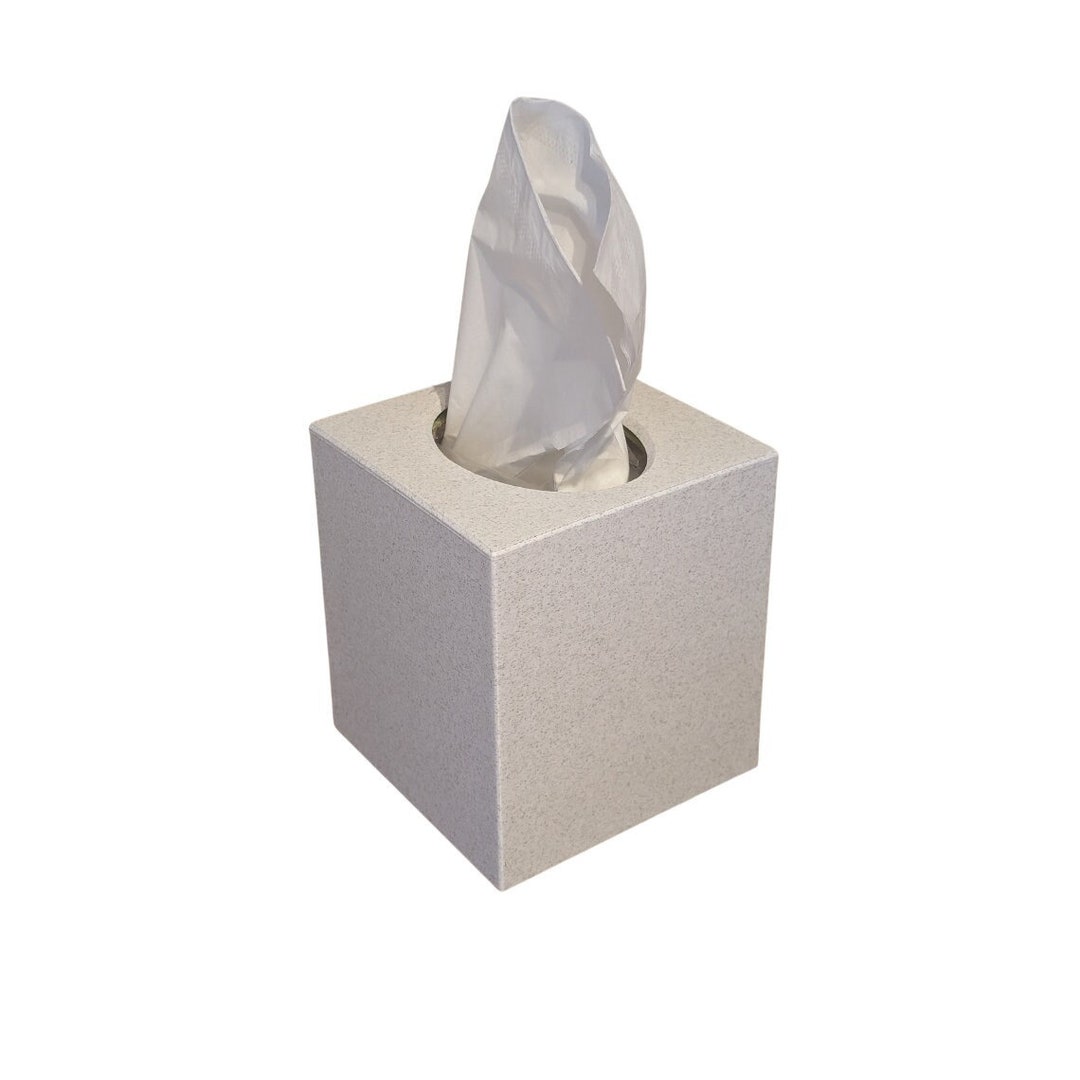 Tissue Box Cover, Granite Tissue Cover, Stone Tissue Cover, Minimalist ...