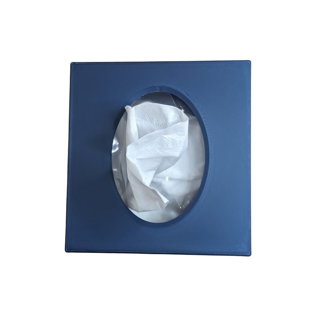 Tissue Box Cover, Navy Blue, Tissue Box, Tissue Cover, Minimalist ...