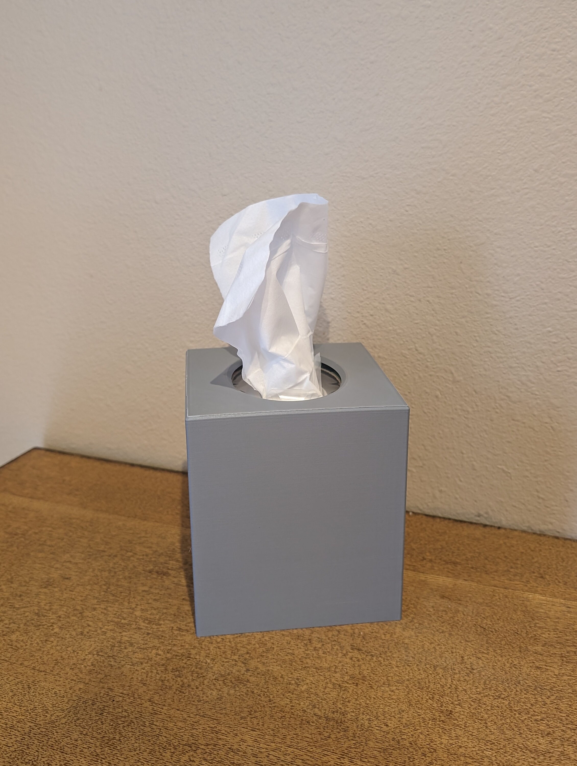 Tissue Box Cover, Ash Gray, Tissue Box, Tissue Cover, Minimalist Design ...