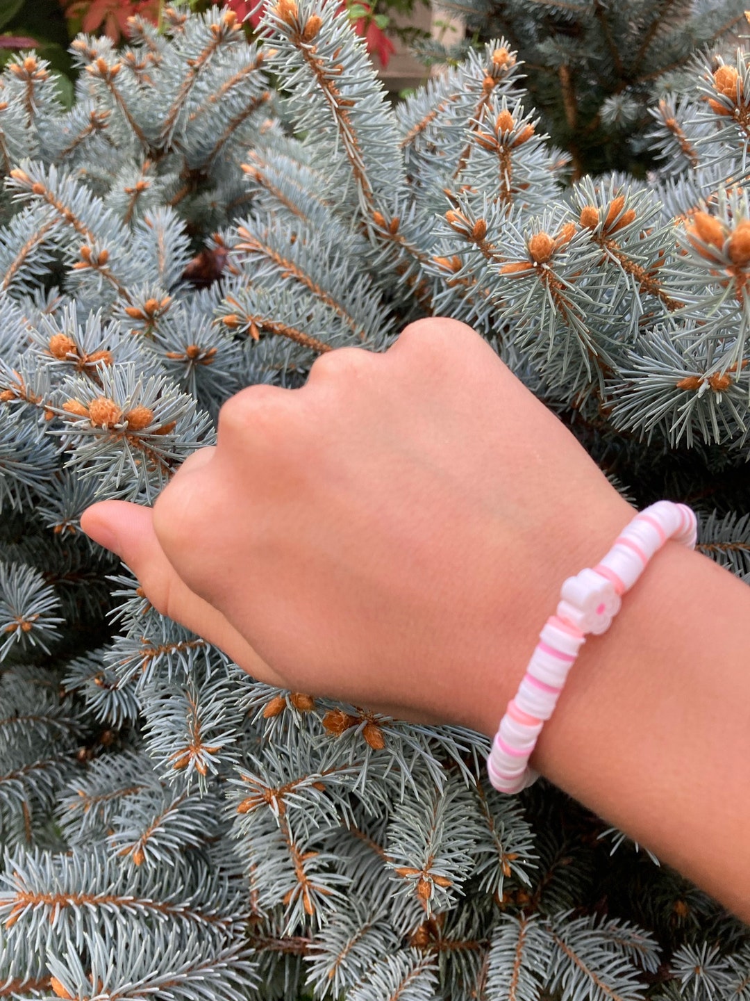 The Preppy Flower Bracelet - Etsy