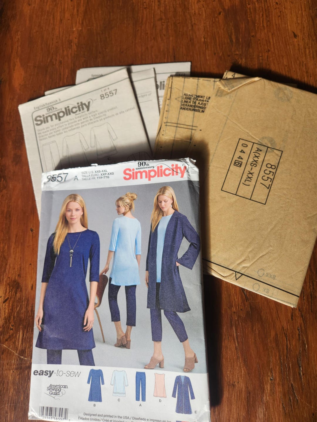 Simplicity Pattern 8557, Uncut, 90th Anniversary Pattern, Size A XXS ...