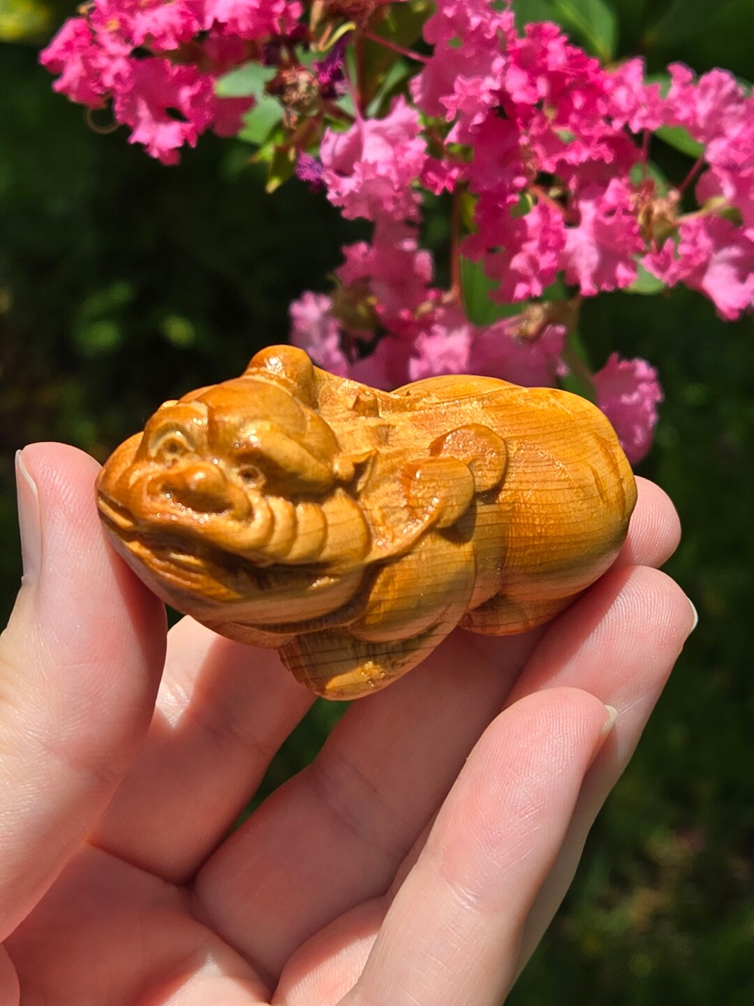 Pixiu, Wooden Pixiu Carving - Etsy
