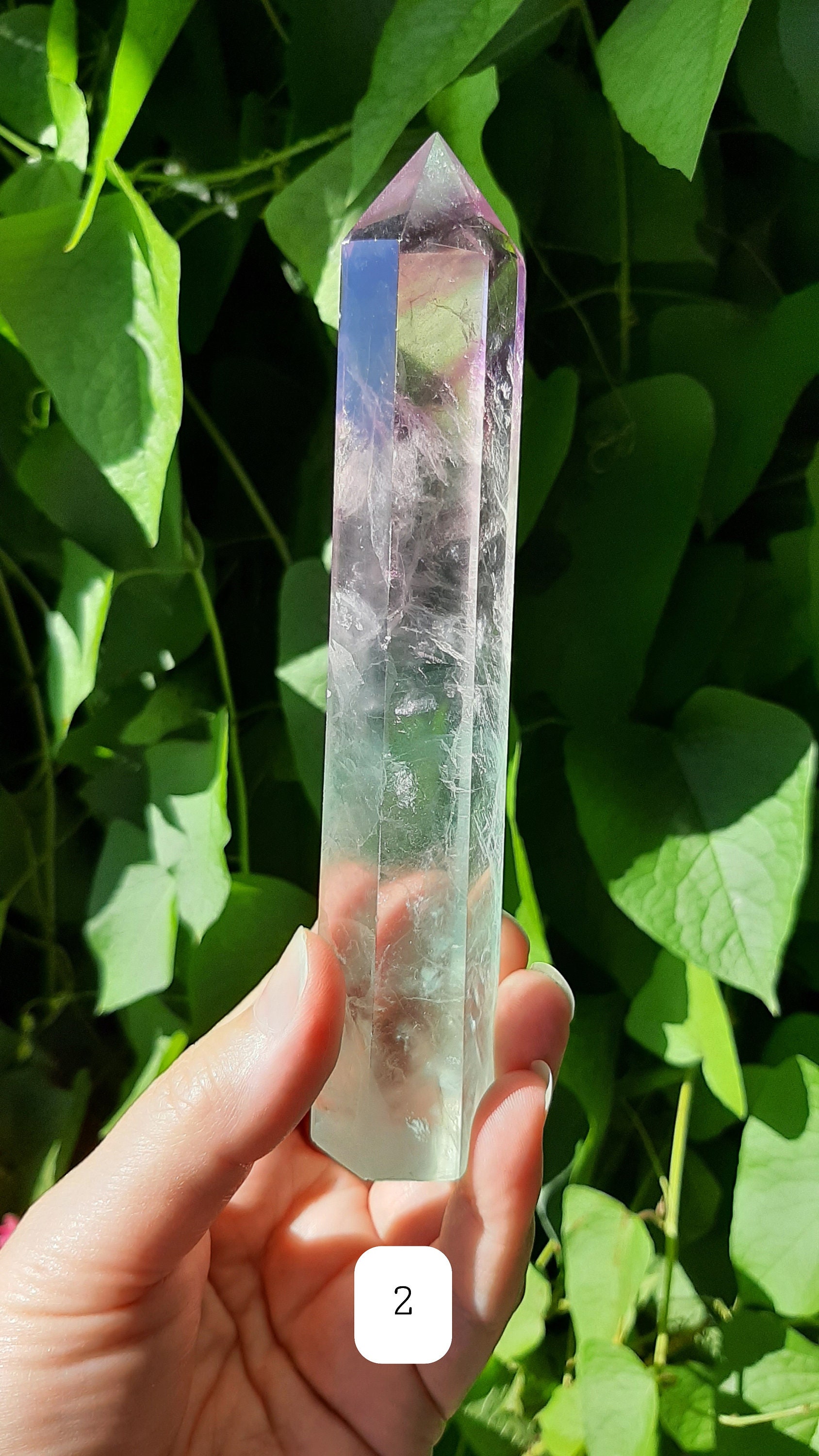 Watermelon Fluorite Tower Fluorite Fluorite Crystal - Etsy