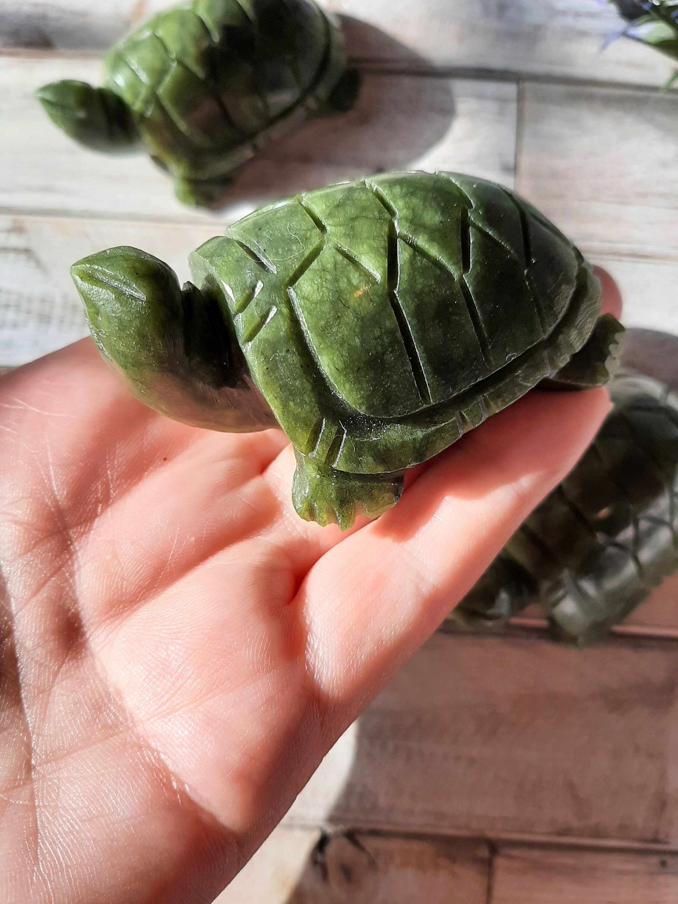 Jade Turtle Carving - Etsy