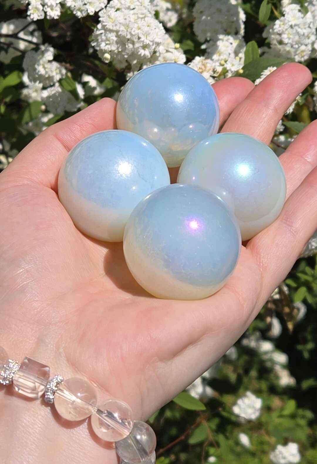 Opalite Sphere, Aura Opalite Crystal Sphere - Etsy