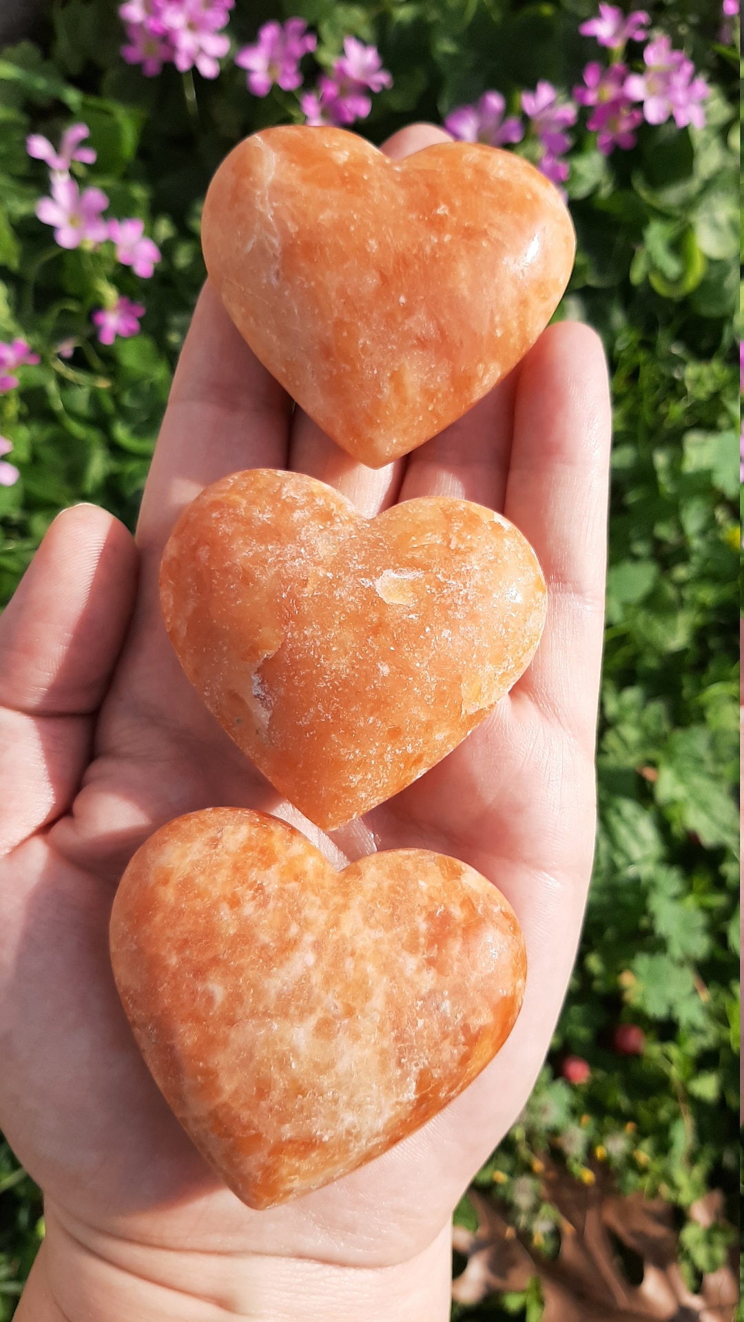 Sunstone Crystal Heart Crystal Sunstone Heart Crystal Heart - Etsy