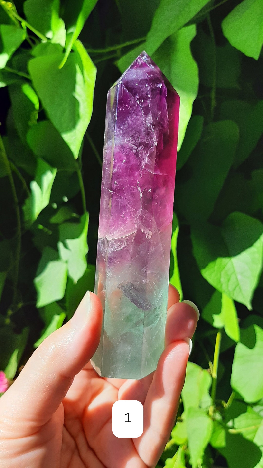 Watermelon Fluorite Tower Fluorite Fluorite Crystal Fluorite Stone ...