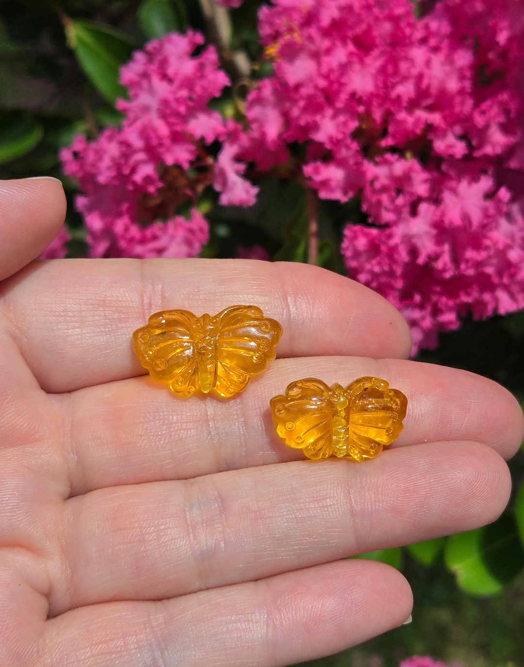 Amber Butterfly, Amber Crystal Butterfly Carving - Etsy