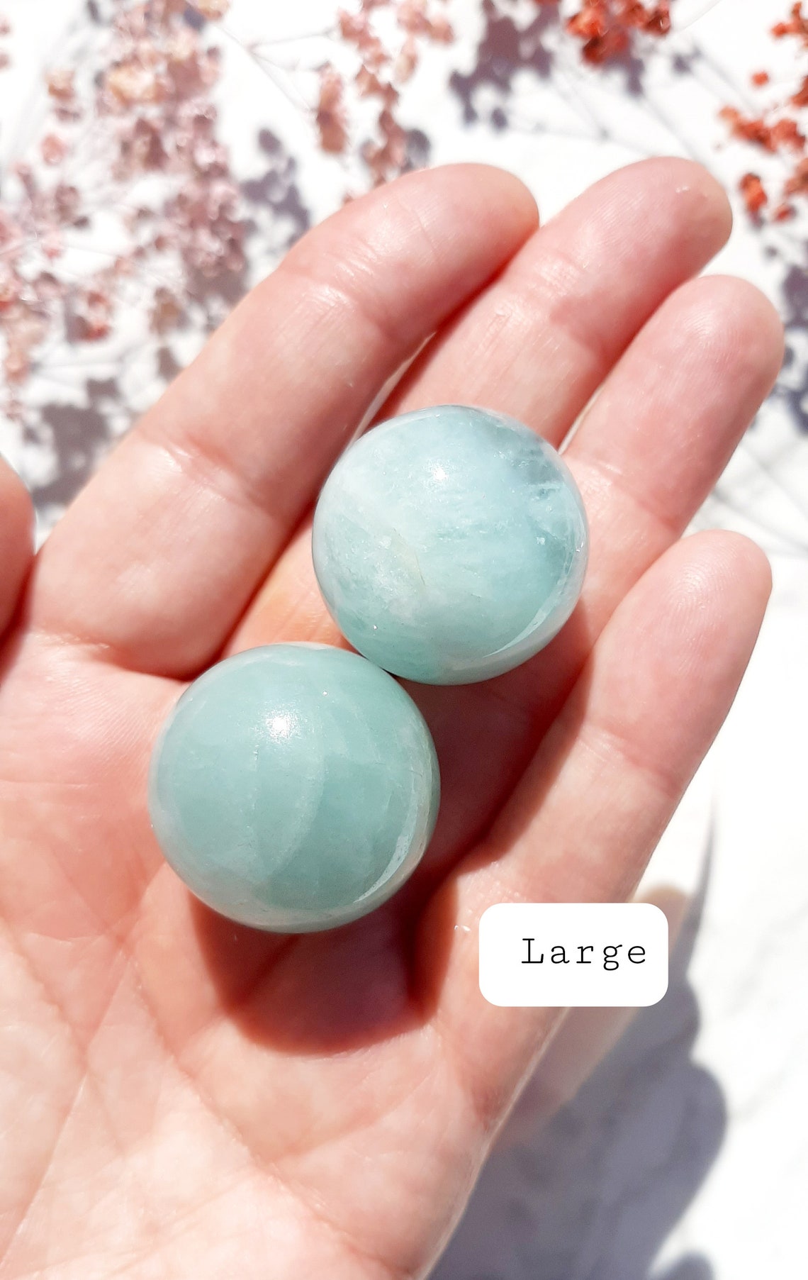 Morganite Spheres Blue Morganite Pink Morganite Green | Etsy