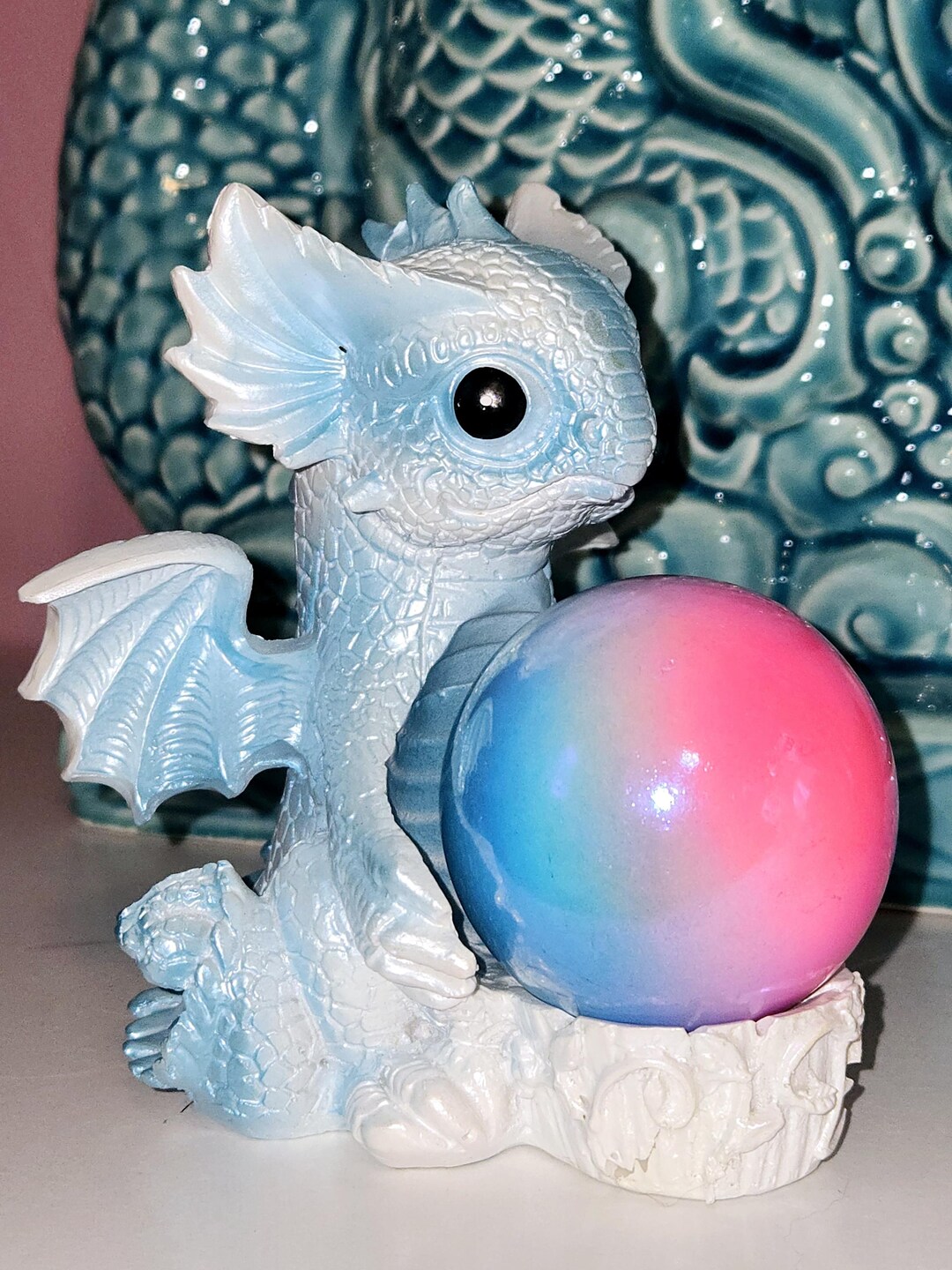 Dragon Sphere Holder With Crystal Sphere - Etsy