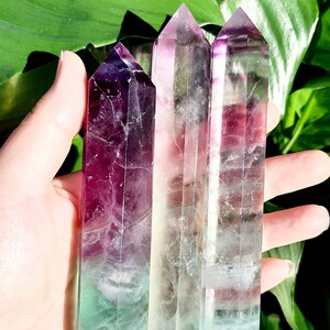 Watermelon Fluorite Tower Fluorite Fluorite Crystal Fluorite Stone ...