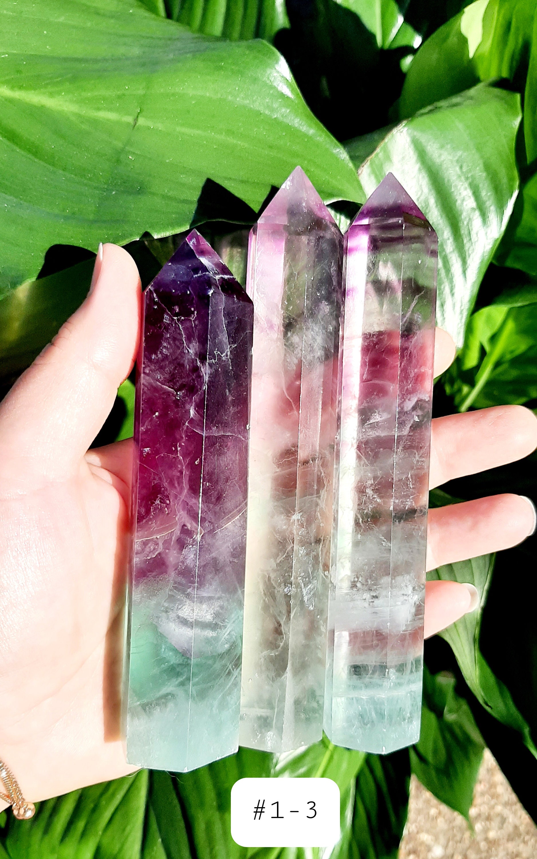 Watermelon Fluorite Tower Fluorite Fluorite Crystal - Etsy