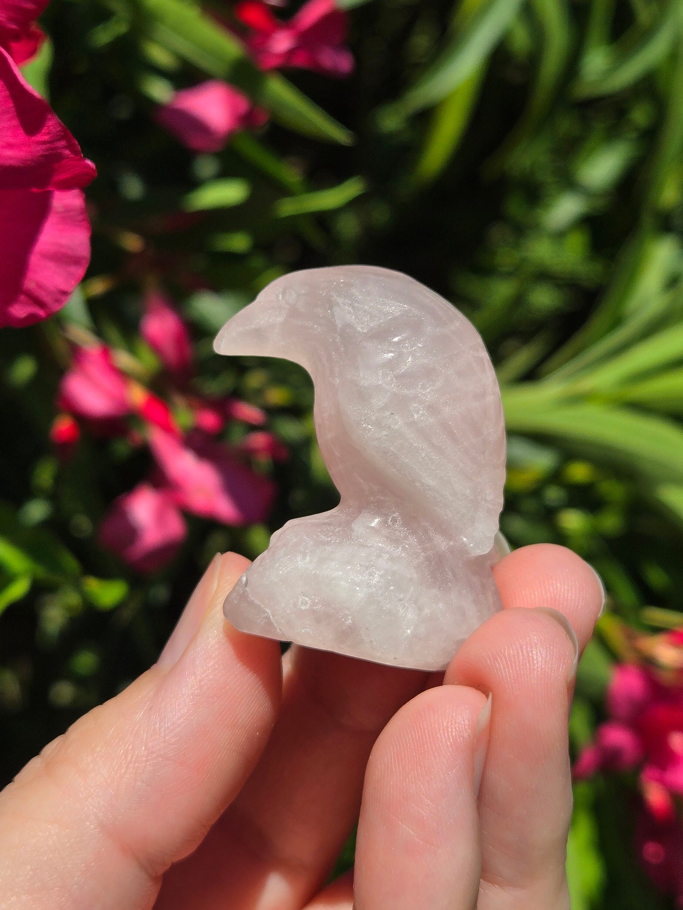 Raven Crystal | Crystal Bird Carving | Birthday Gift | Home Decor - Etsy