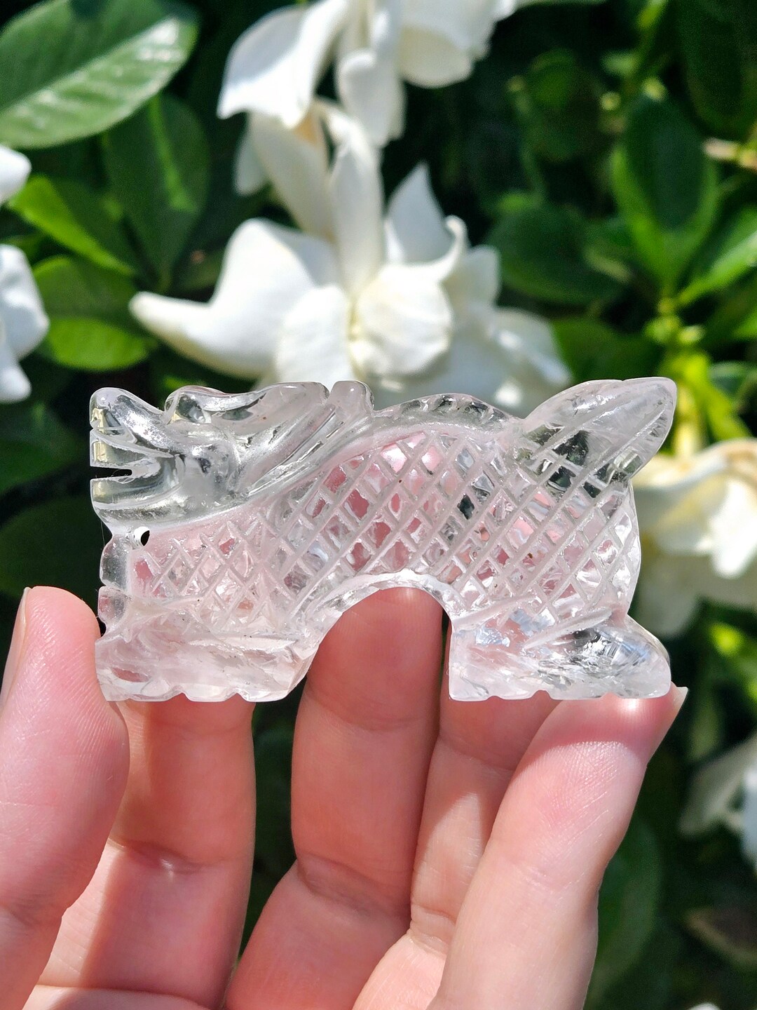 Dragon, Clear Quartz Crystal Dragon - Etsy