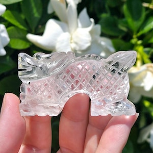 Dragon, Clear Quartz Crystal Dragon - Etsy