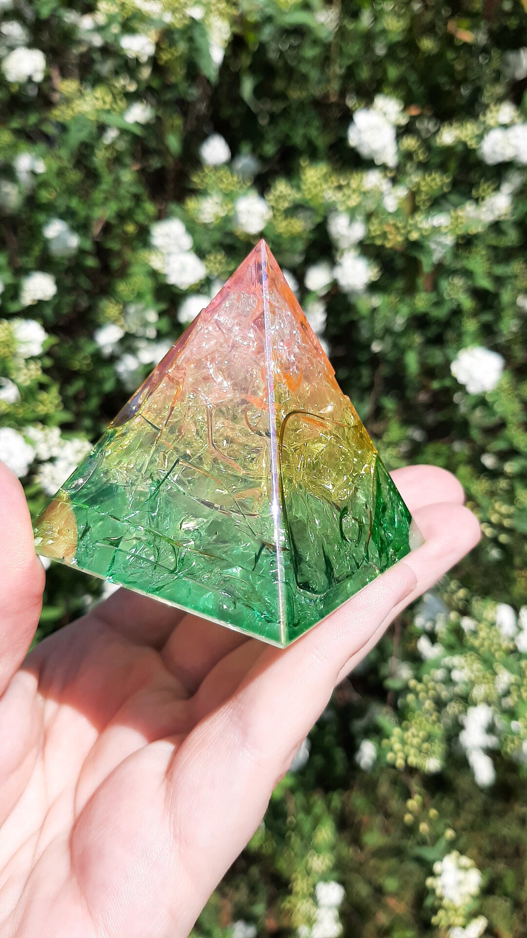 Crystal Pyramid - Etsy