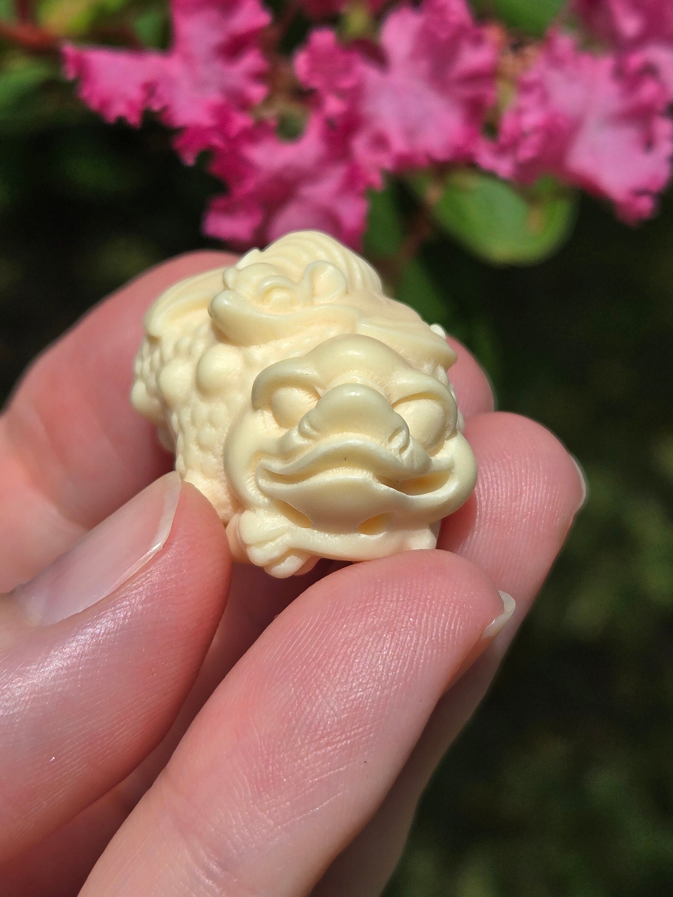 Tagua Nut Money Toad Carving, Detailed Pendant - Etsy