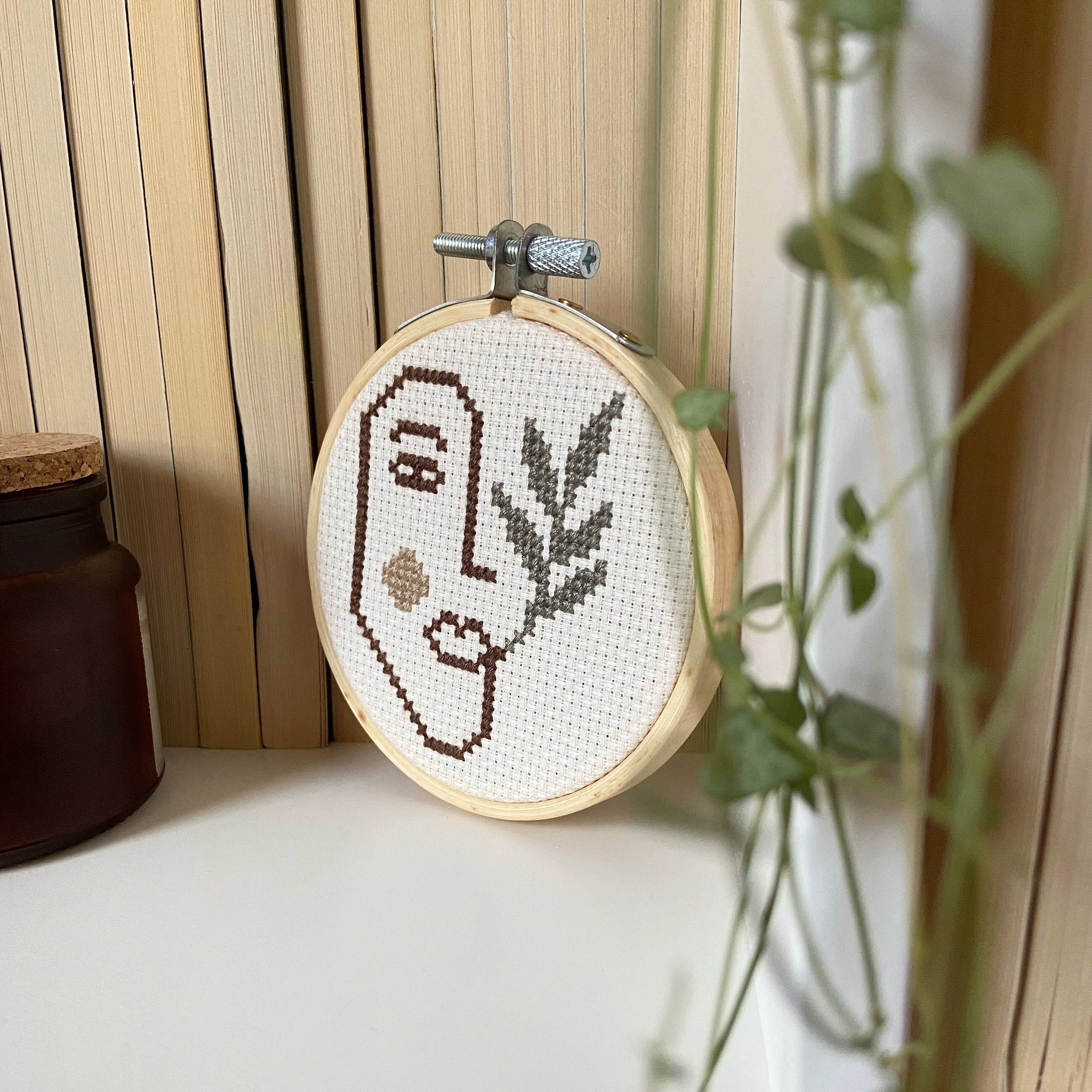 Abstract Cross Stitch Pattern, Instant Download PDF, Boho Cross Stitch ...