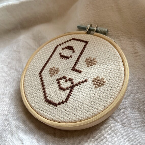 Modern Cross Stitch Pattern PDF Instant Download One Line - Etsy