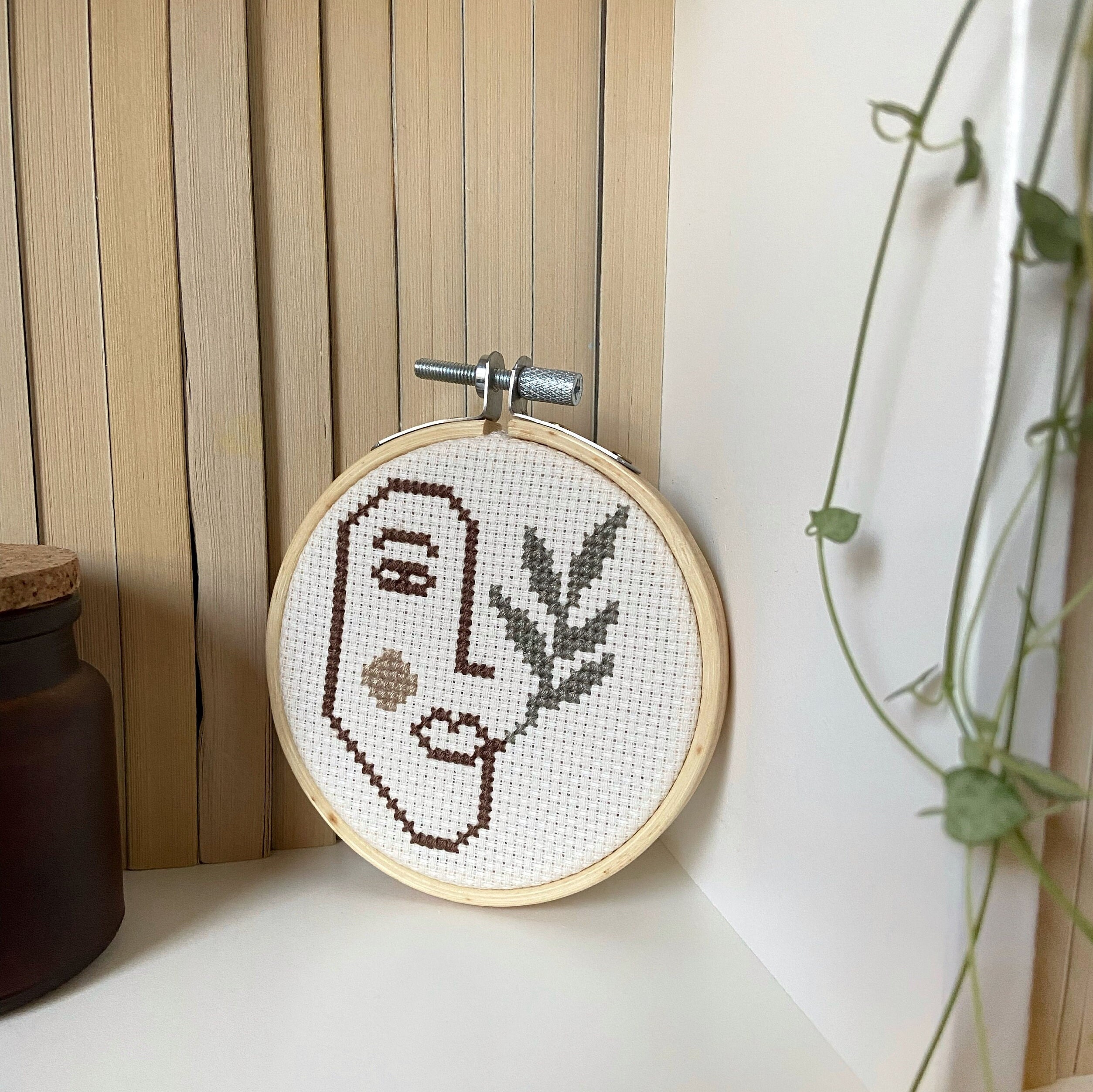 Abstract Cross Stitch Pattern, Instant Download PDF, Boho Cross Stitch ...