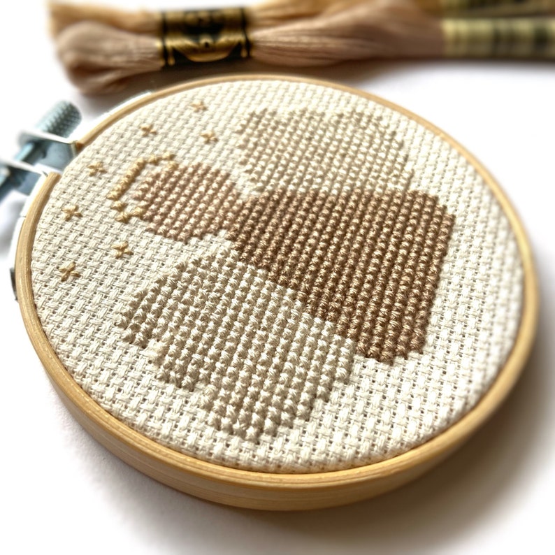 Christmas Angel Cross Stitch Pattern: 3-inch Hoop (PDF Pattern) - Etsy