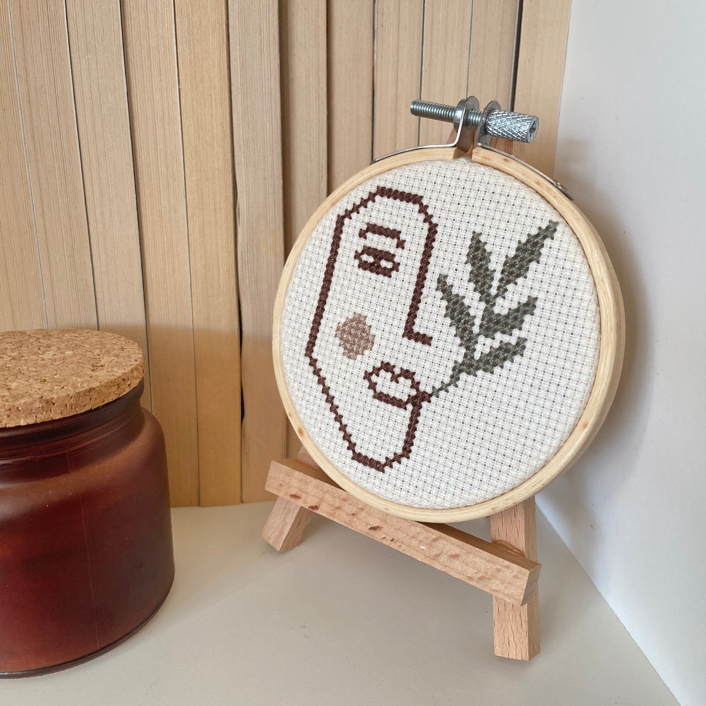 Abstract Cross Stitch Pattern, Instant Download PDF, Boho Cross Stitch ...