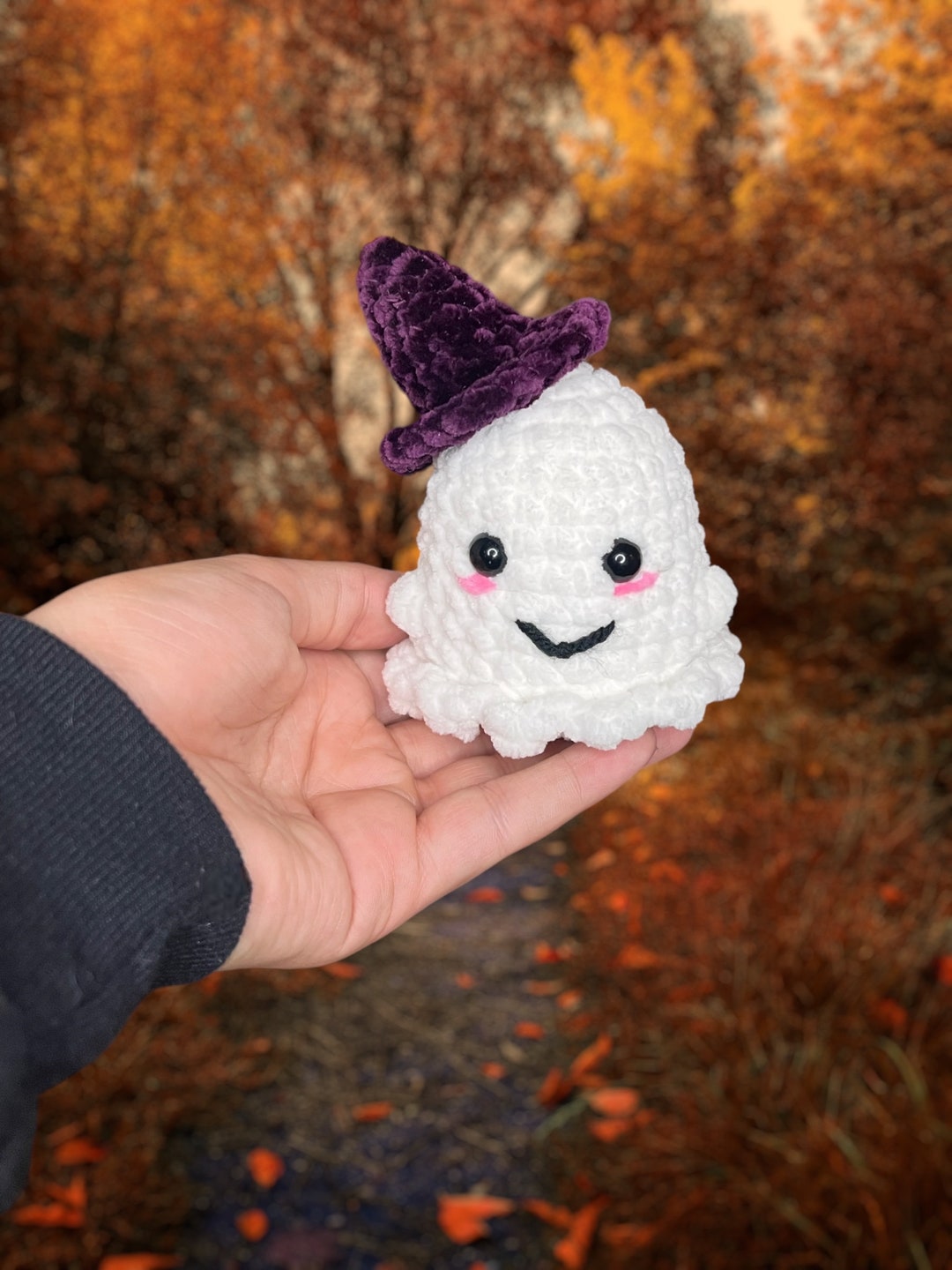 Mini Ghost Witch Plushie - Etsy
