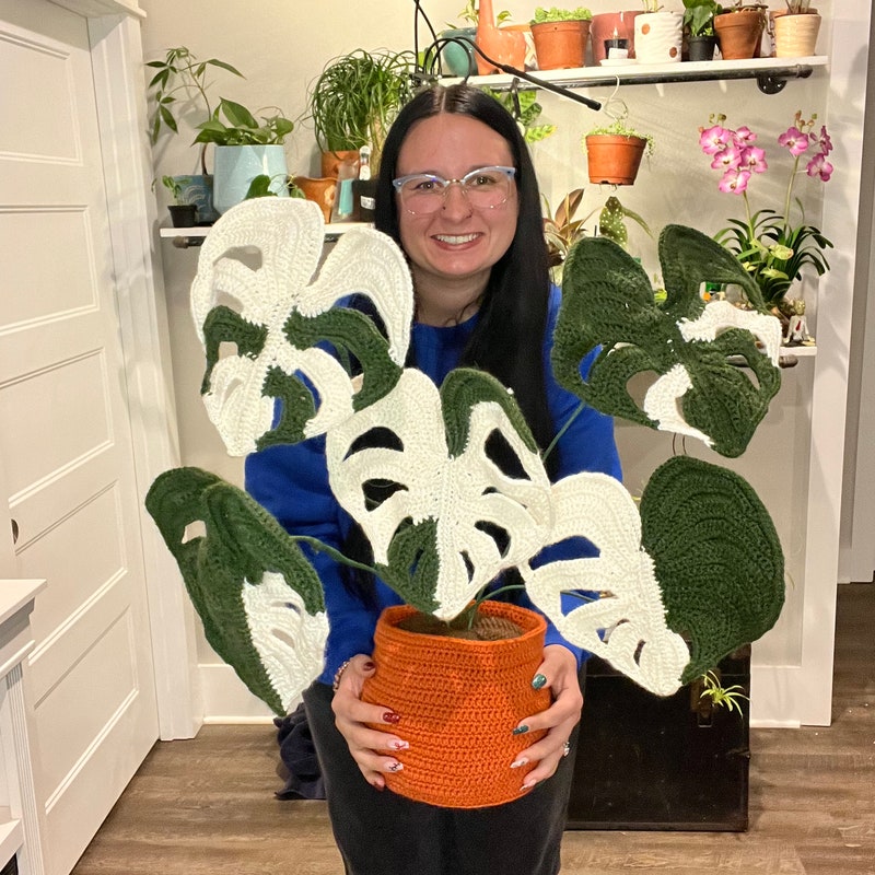 Crochet Monstera - Etsy