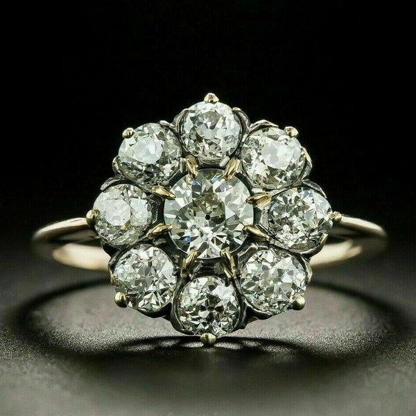 Flower Engagement Ring - Etsy