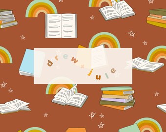 Reading Seamless Pattern - Etsy