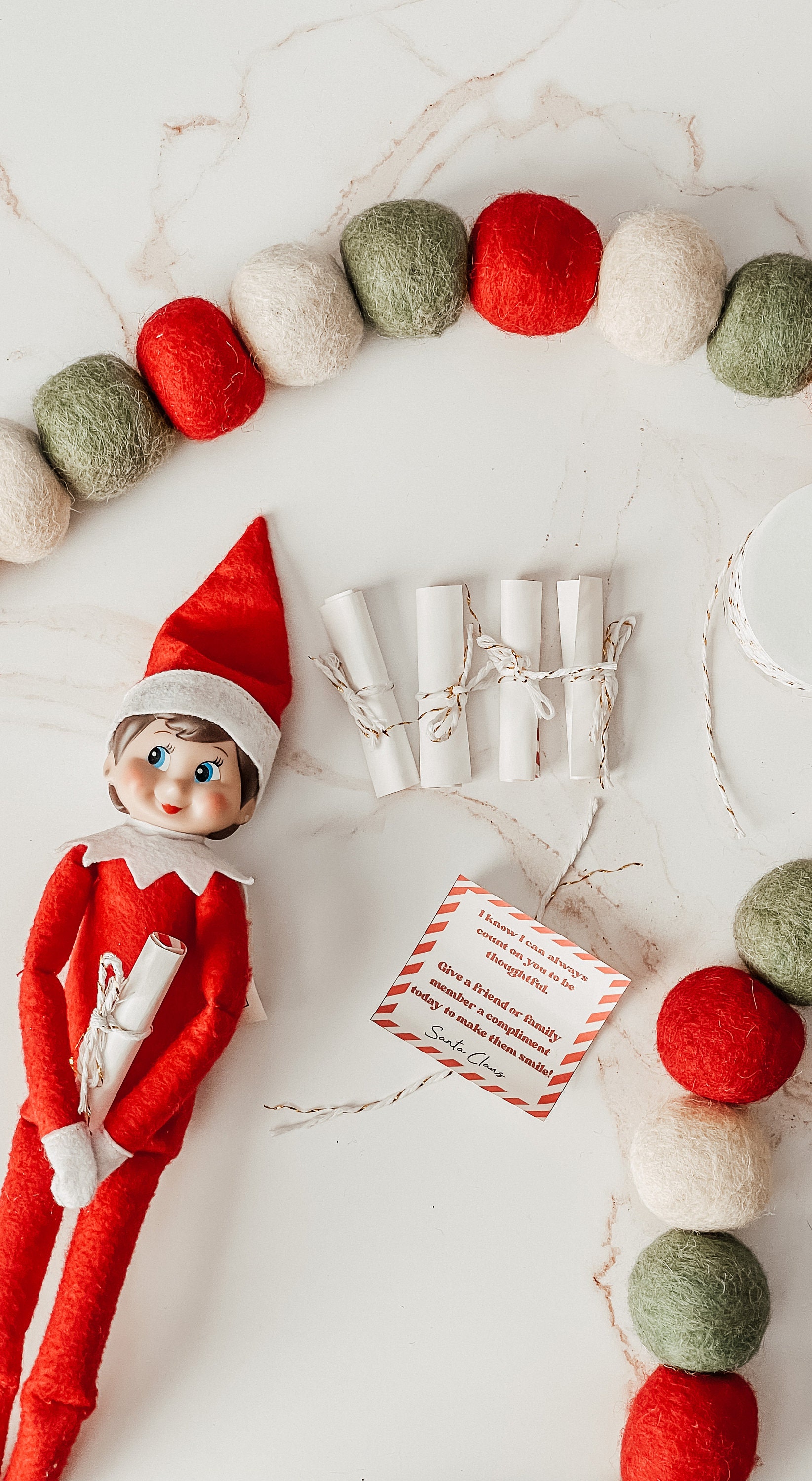 Printable Elf Affirmations & Kindness Prompts From Santa - 25 Pack ...