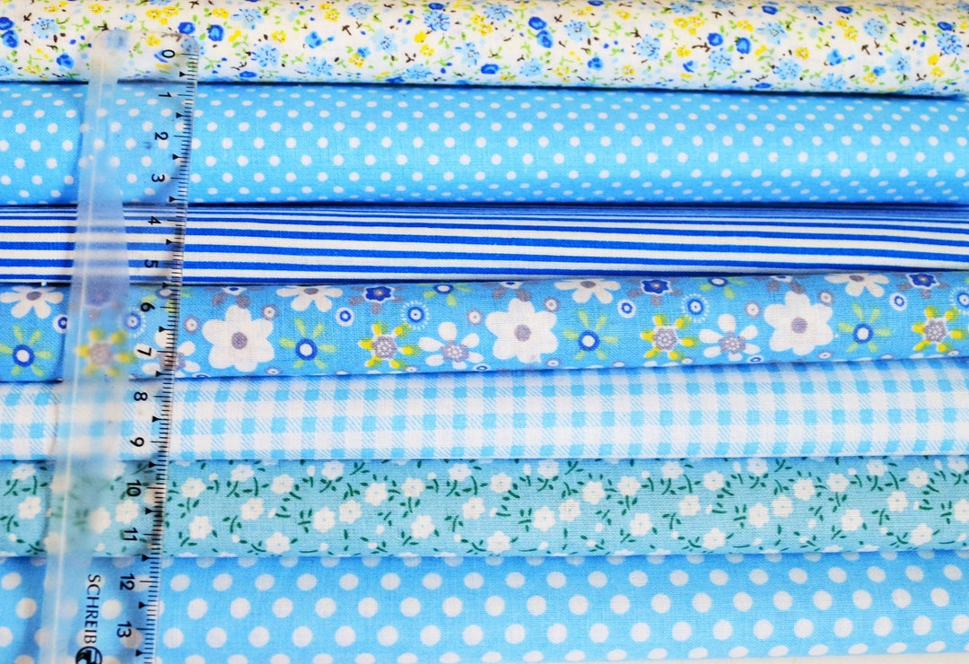 1. Fabric Packs. Packs of 7 Fabrics. 50x50 Thin Cotton Fabric Patchwork ...