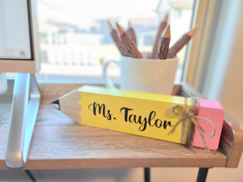 Custom Teacher Desk Name Sign Teacher Desk Decor Teacher Gift - Etsy