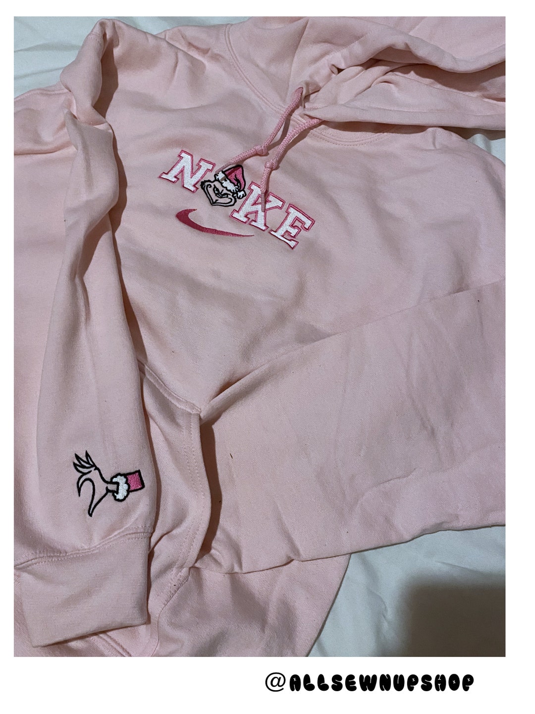 Custom Christmas Mrs. Grinch Embroidery Hoodies - Etsy UK