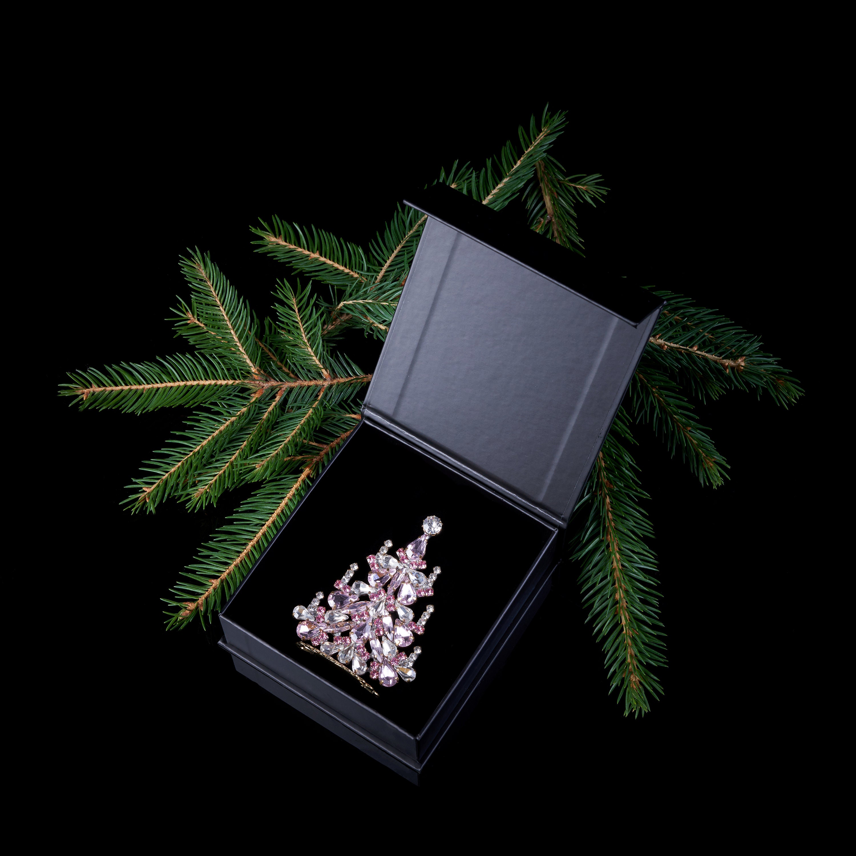 Festive Cheer Table Top Christmas Tree, Handcrafted With Christmas ...