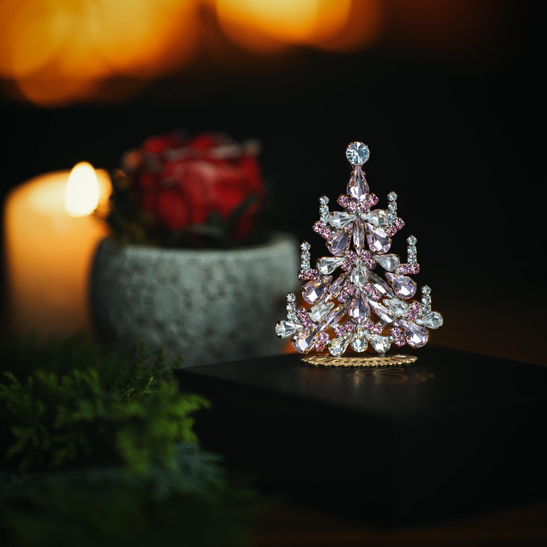 Festive Cheer Table Top Christmas Tree, Handcrafted With Christmas ...