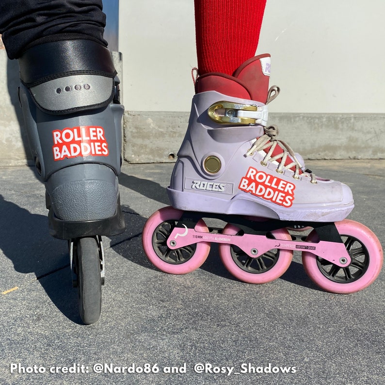 2 Roller Baddies Stickers - Etsy