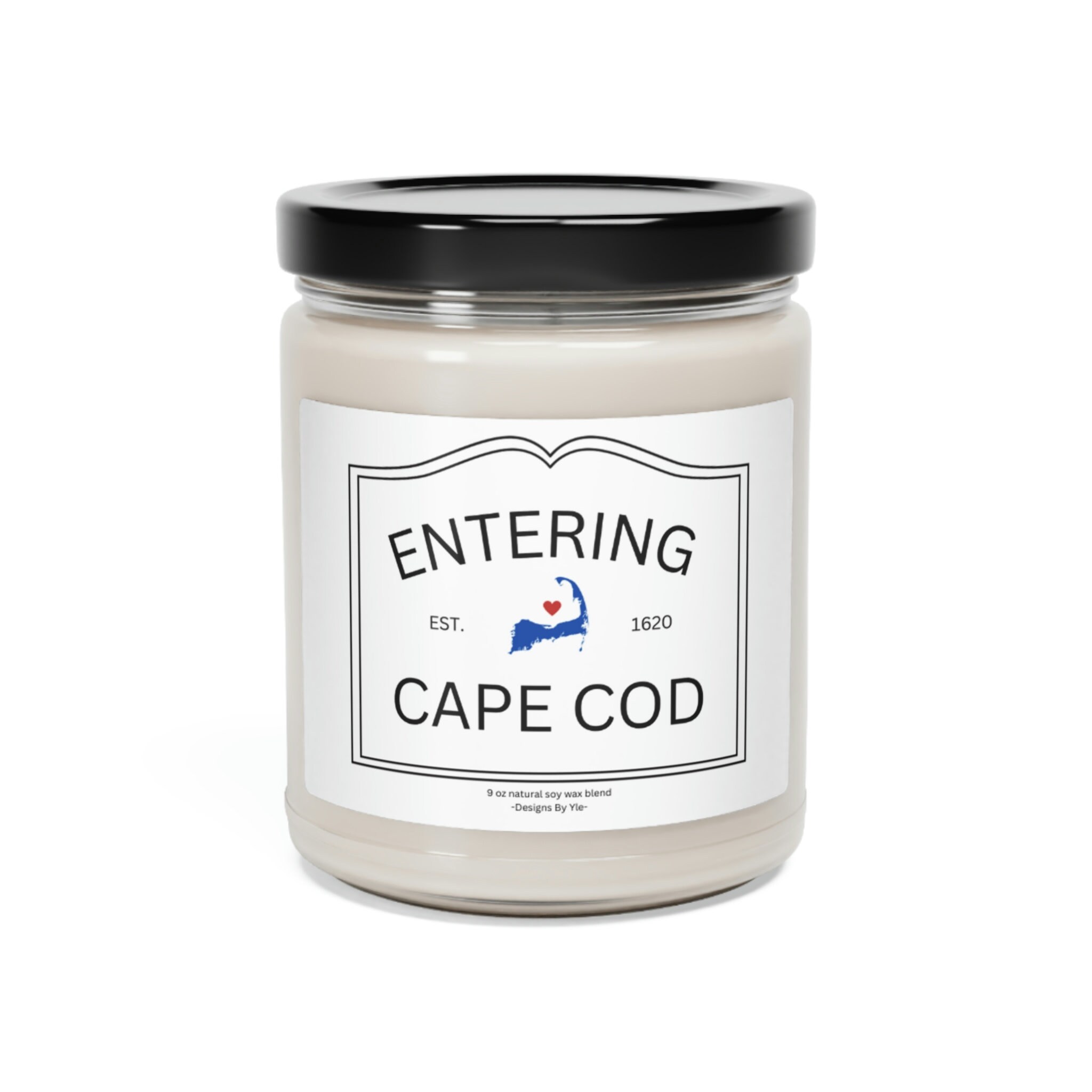 Entering Cape Cod Scented Candle, 9oz - Cute Cape Cod Gift for Cape Cod ...