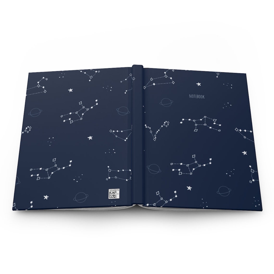 Stars Hardcover Journal Matte - Space Astrology A5 Notebook - Stars ...