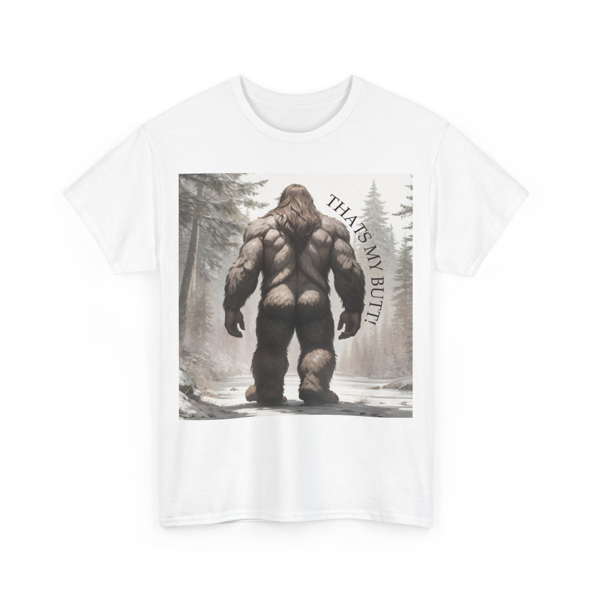 Bigfoot That's My Butt Unisex Heavy Cotton Tee - Etsy