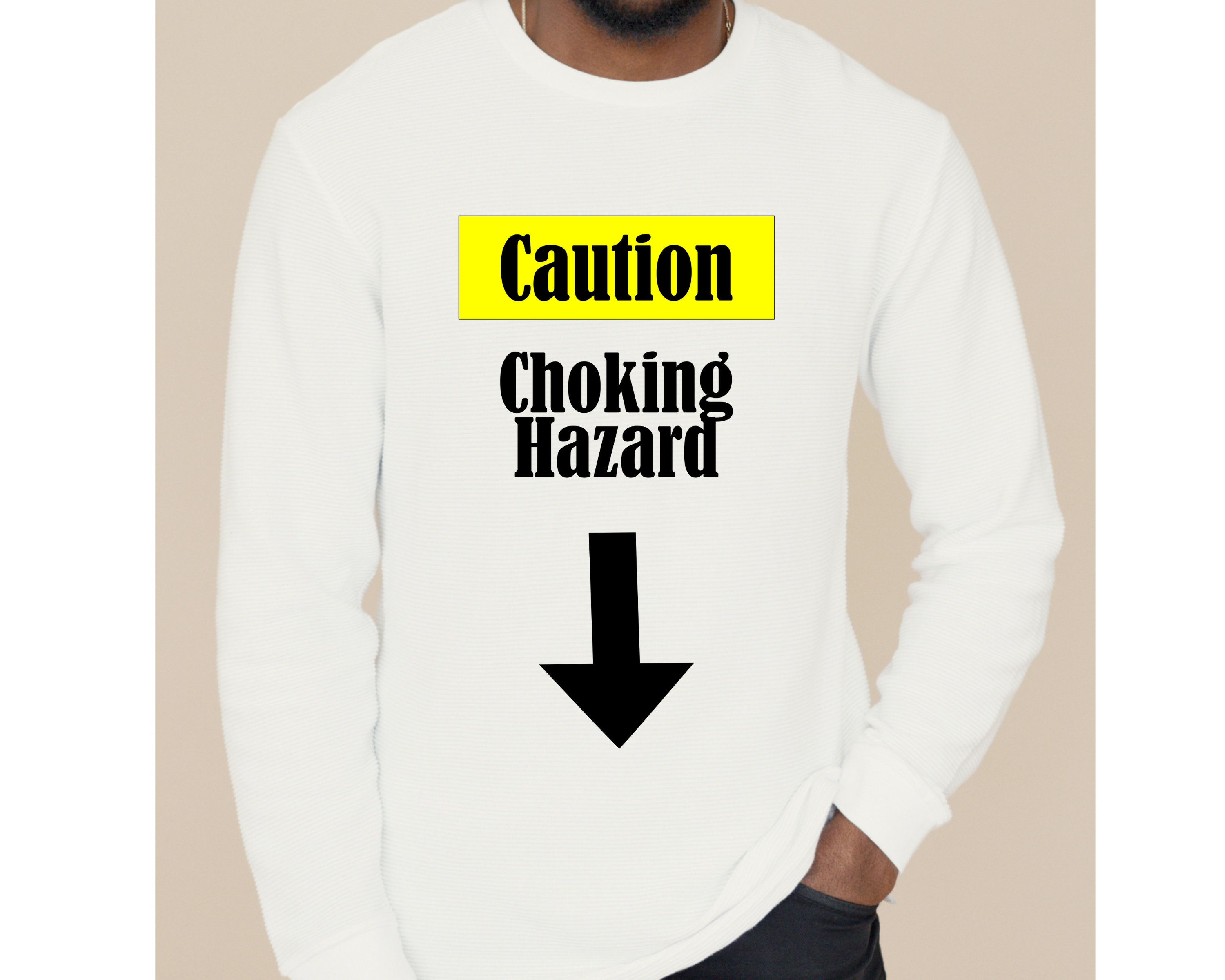 Caution Choking Hazard for Men's T-shirts/underwear PNG - Etsy