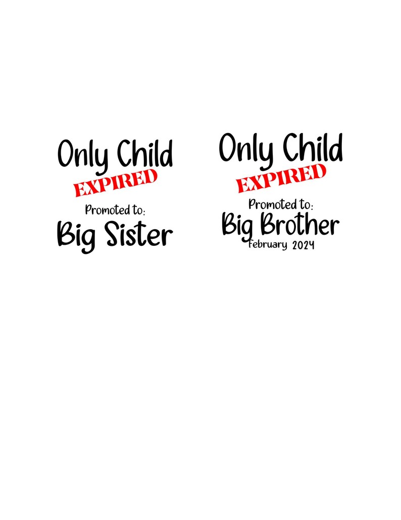 Only Child Expired Promoted to Big Brother\sister Toddler, Baby Reveal ...